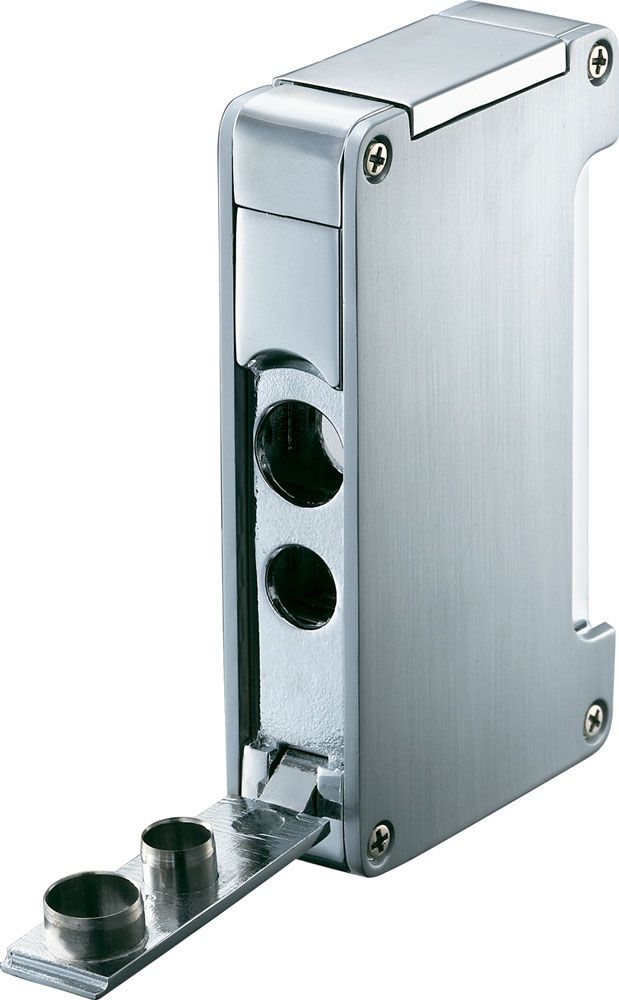 Visol Zidane Brushed Silver Torch Flame Cigar Lighter