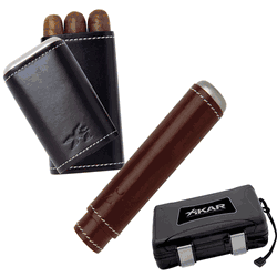 Cigar Cases - Leather Cigar Cases, Tubes & Travel Cases