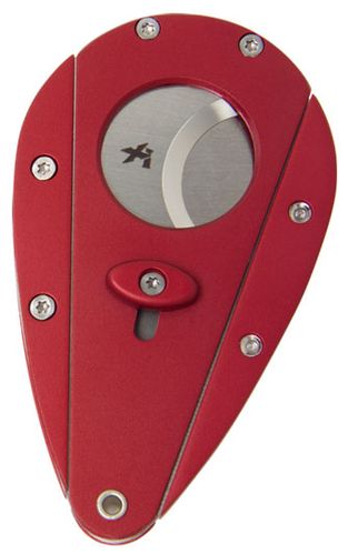 Xikar Red Metal Cigar Cutter - Free Engraving