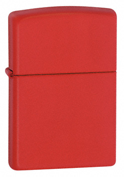 Zippo Red Matte Lighter