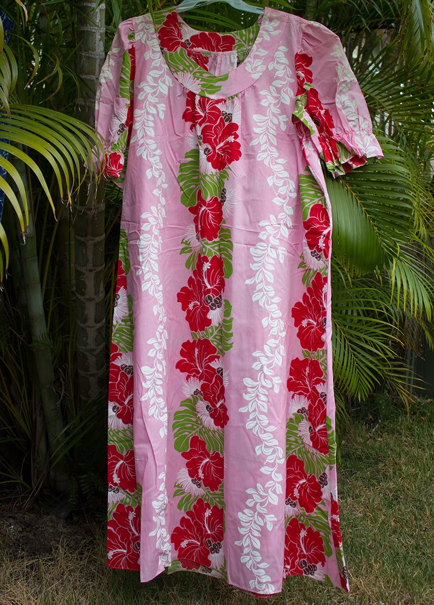 Hawaiian dresses women attire - Traditional Long Muumuu