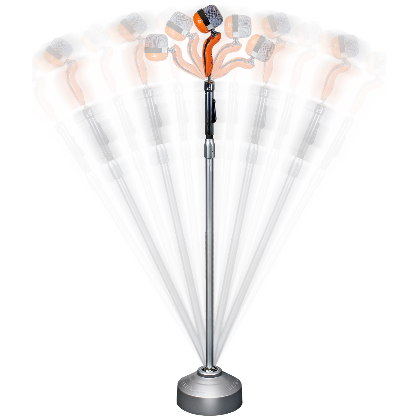 Acesonic UHF-BBSI30 Rock-N-Roll Wireless Microphone With Stand and ...