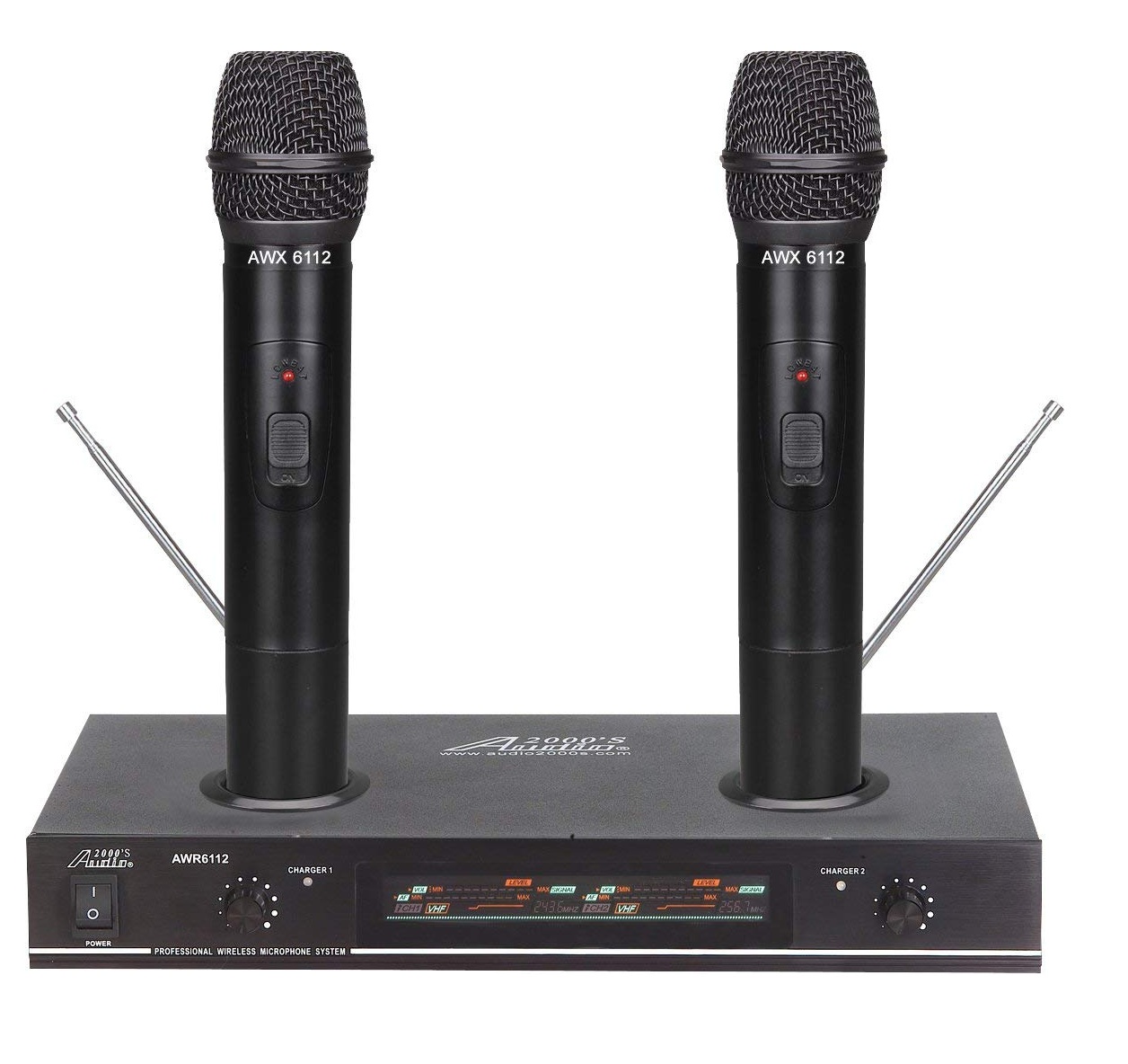 Audio 2000 AWM6112 Rechargeable VHF Wireless Microphone System