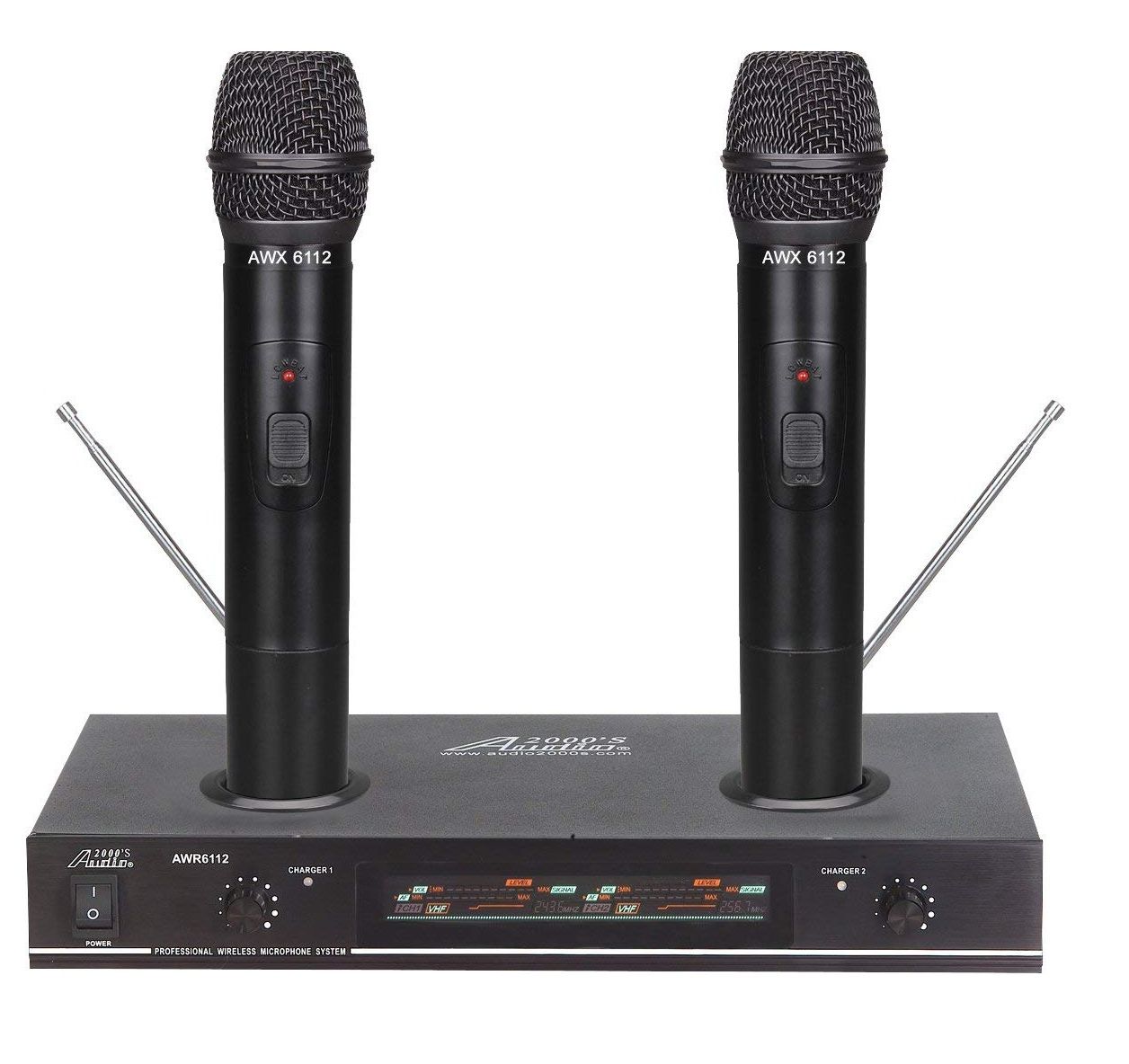 Audio 2000 AWM6112 Rechargeable VHF Wireless Microphone System