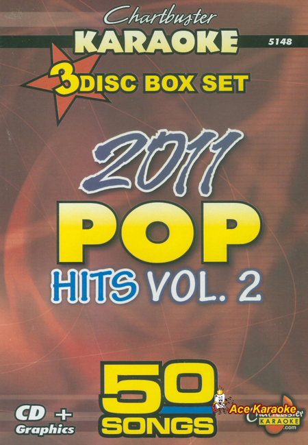 Chartbuster Karaoke CDG CB5148 - 2011 Pop Hits Vol. 2