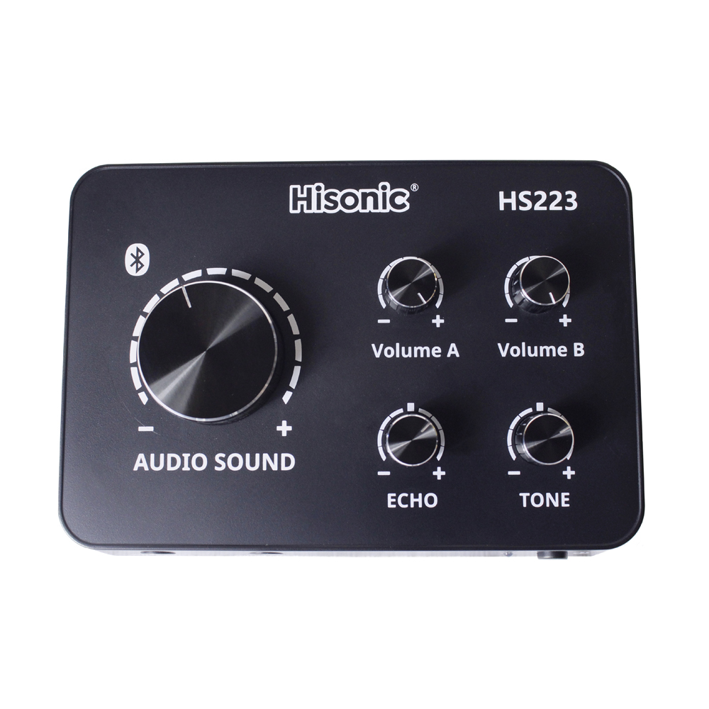 Hisonic HS223 2-in-1 HDMI Karaoke Mixer & Dual UHF Cordless Microphone ...