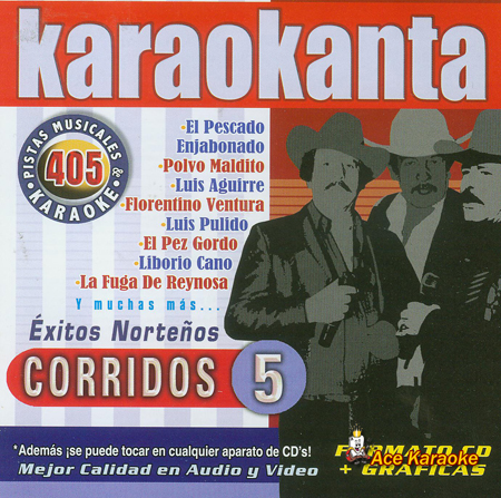 Karaokanta KAR-4405 - Corridos Nortenos X Spanish CDG