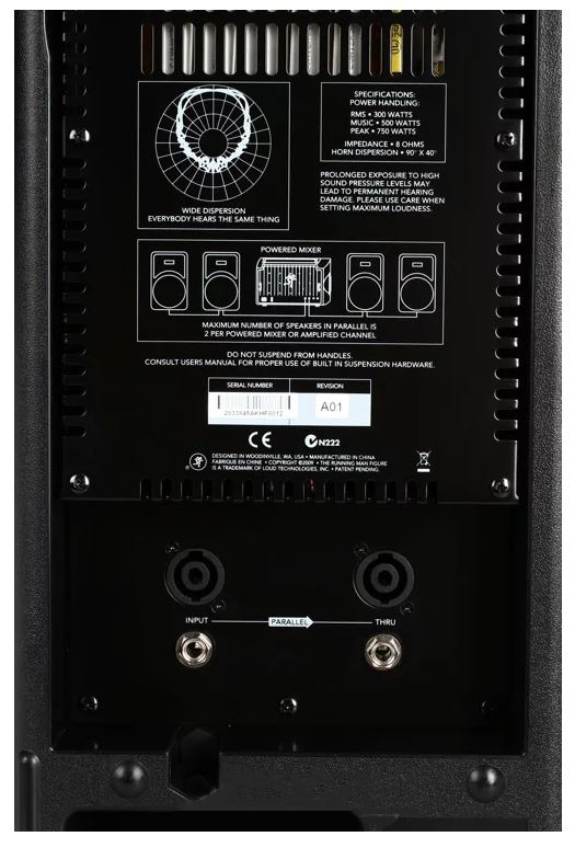 Mackie C300Z 12" 2-Way Passive Loudspeaker