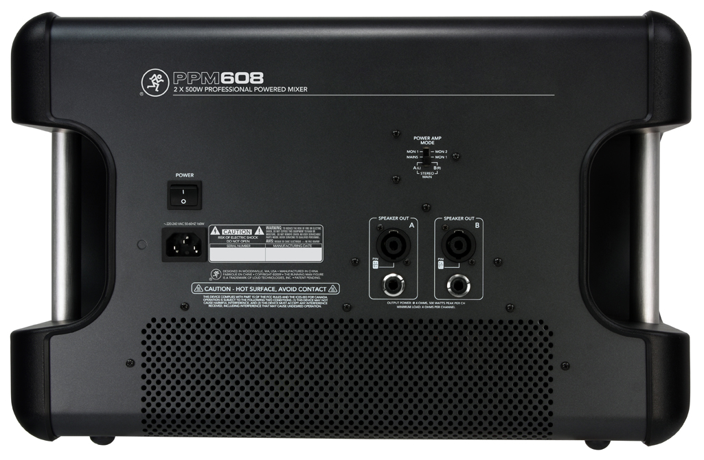 Mackie PPM608 8-Channel 1000W Professional Powered Mixer