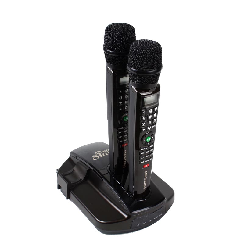 MagicSing ET23PRO Dual Wireless Mics - 12,000+ English Songs Wifi, Song ...