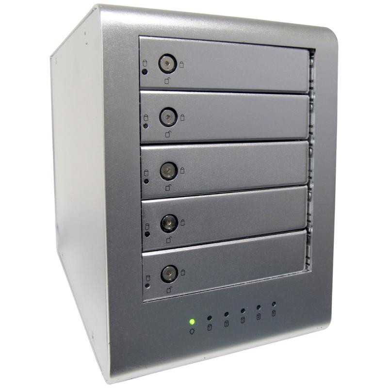 MAIWO K5FU3 5-Bay 2.5" 3.5" SATA Aluminum USB 3.0 External Hard Drive ...