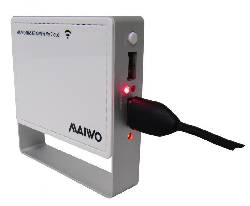 MAIWO NAS K340 Wi-Fi Wireless Network Attached External Hard Disk Enclosure