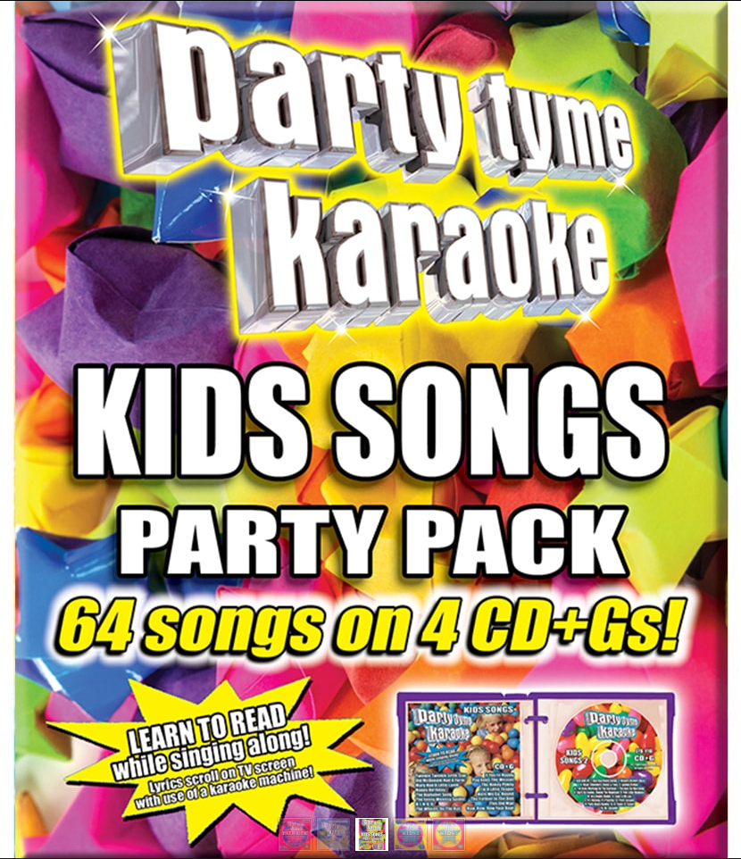 Party Tyme Karaoke CDG SYB4487 - Kids Songs Party Pack