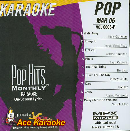 Pop Hits Monthly Pop - March 2006 CDG