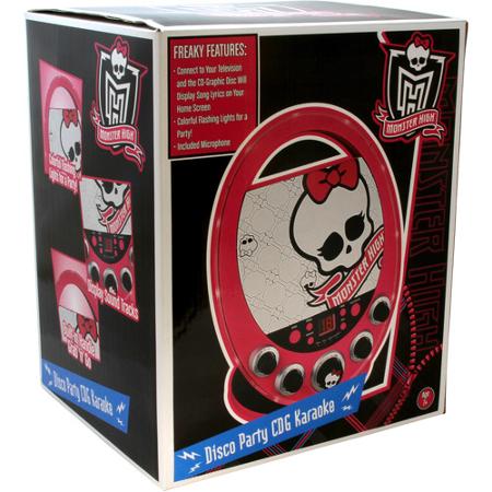 Sakar Monster High CD+G Karaoke Machine with Lights