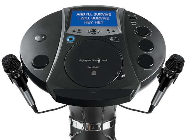 Singing Machine ISM1030BT All-In-One Karaoke System with 7" LCD & Bluetooth
