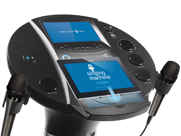 Singing Machine ISM1030BT All-In-One Karaoke System with 7" LCD & Bluetooth