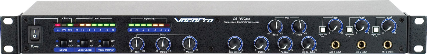 VocoPro DA-1000PRO Professional Digital Karaoke Mixer