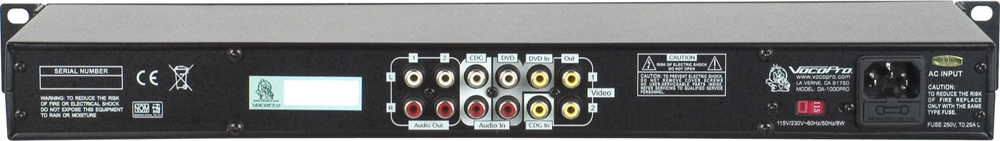 VocoPro DA-1000PRO Professional Digital Karaoke Mixer