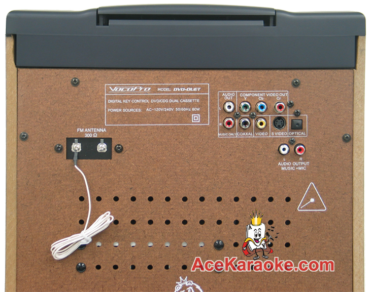 Vocopro DVD-Duet 80W Multi-Format Karaoke All-In-One System