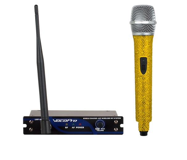 VocoPro UHF-18-DIAMOND Amber UHF Wireless Mic System (900MHz)