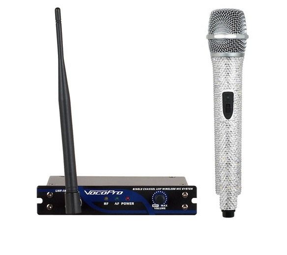 VocoPro UHF-18-DIAMOND Crystal UHF Wireless Microphone System (900MHz)