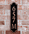 Standard Horizontal Arch Composite Plastic Address Plaque