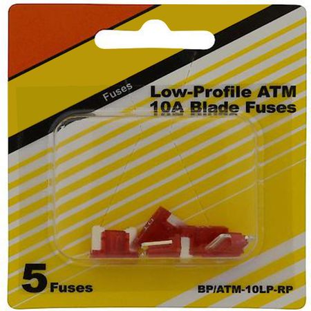 Bussmann BP/ATM-10LP-RP - Low Profile Atm 10 Amp 5 Per Card