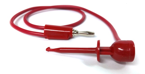 E-Z Hook 601XR-18RED - XR mini-hook to stacking banana plug 18" test ...