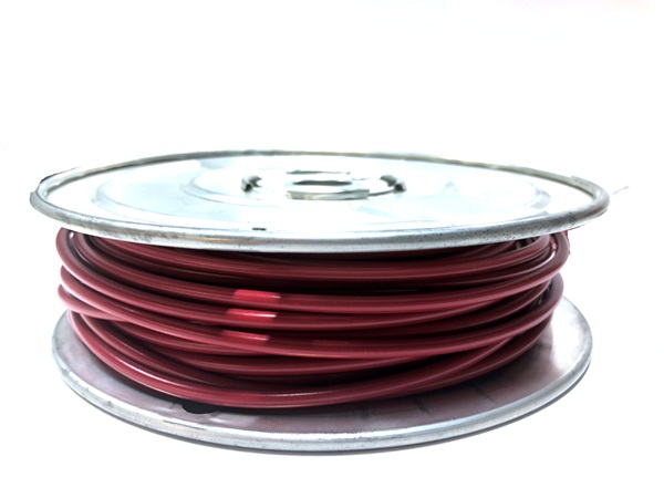 E-Z Hook 9506-100RED - PVC insulated 100 foot wire spool, 18 AWG, red