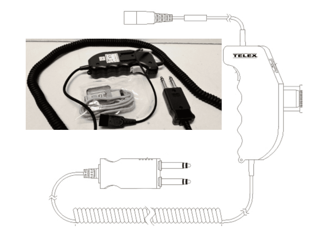 Telex Radio Dispatch F.01U.117.884 LC1500 - Lower cord unit 15ft.