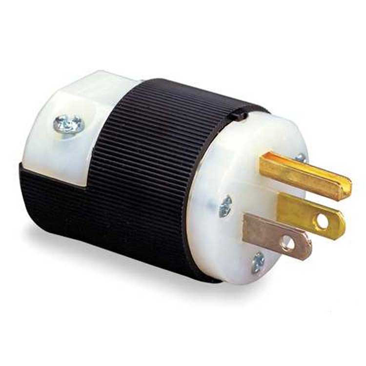 Hubbell HBL5266C Insulgrip NEMA AC Male Plug 5-15P 15A 125V