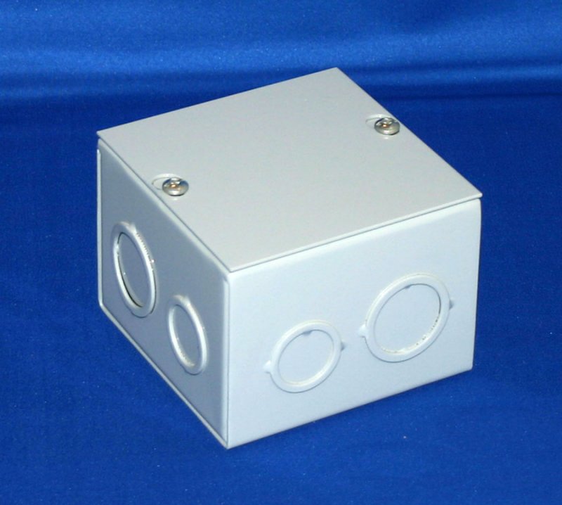 NEMA 1 Electrical Box BUD Industries Steel Junction Box - NEMA 1 Rated ...