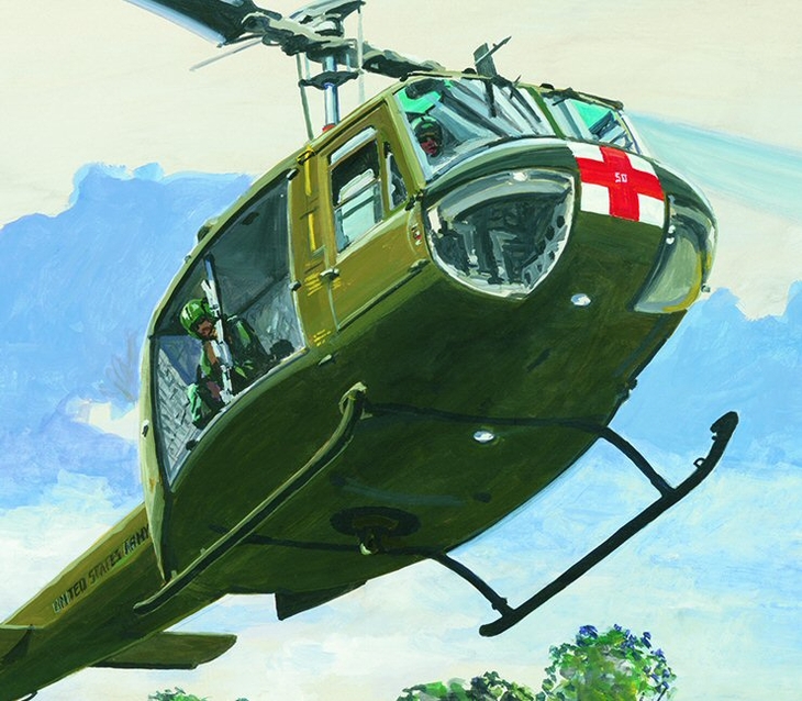 Dust Off by K. Price Randel (UH-1 Huey)