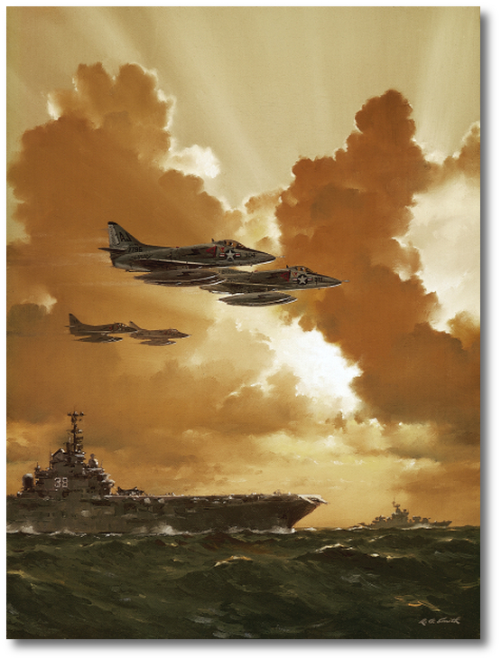 Coming Home to Roost by R.G. Smith (A-4C Skyhawk)