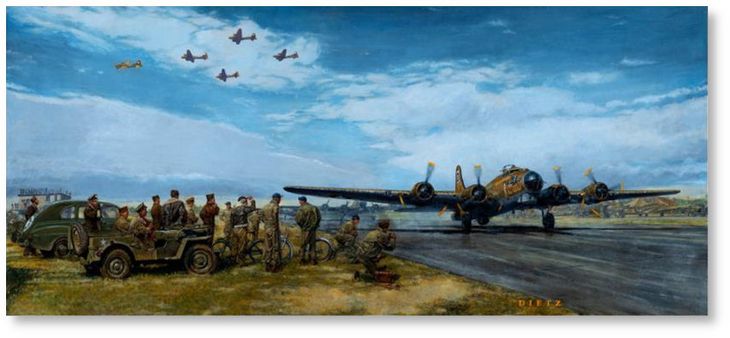 Destination Berlin by James Dietz (B-17)