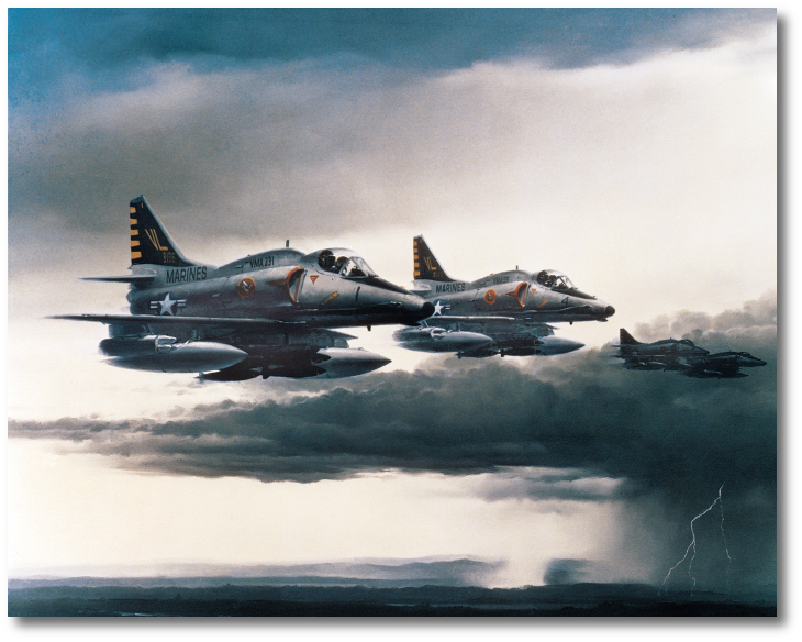 Into the Danger Zone by R.G. Smith (A-4M Skyhawk)