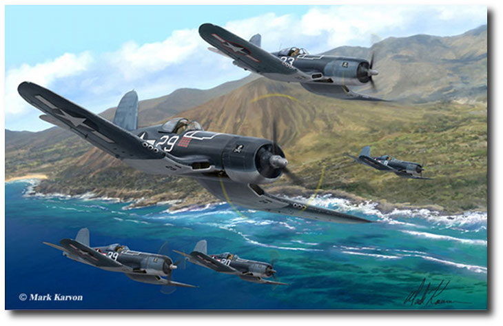 Pirates of the Pacific by Mark Karvon (F4U Corsair)