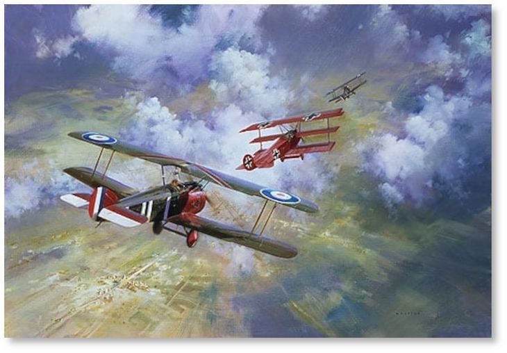 Last Combat of the Red Baron by Frank Wootton (Secondary)