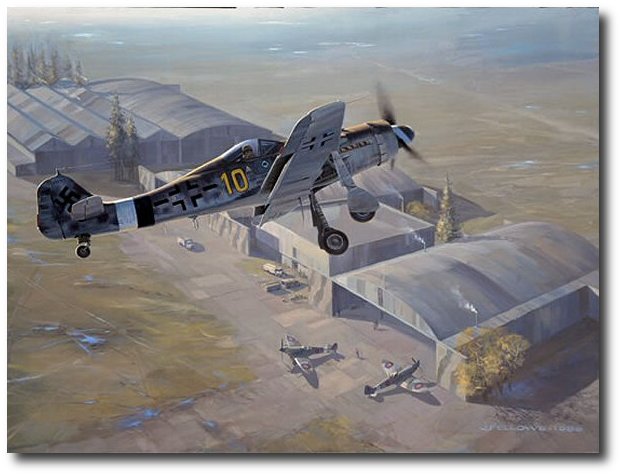 The Last Flight of Yellow 10 by Jack Fellows (Fw190)