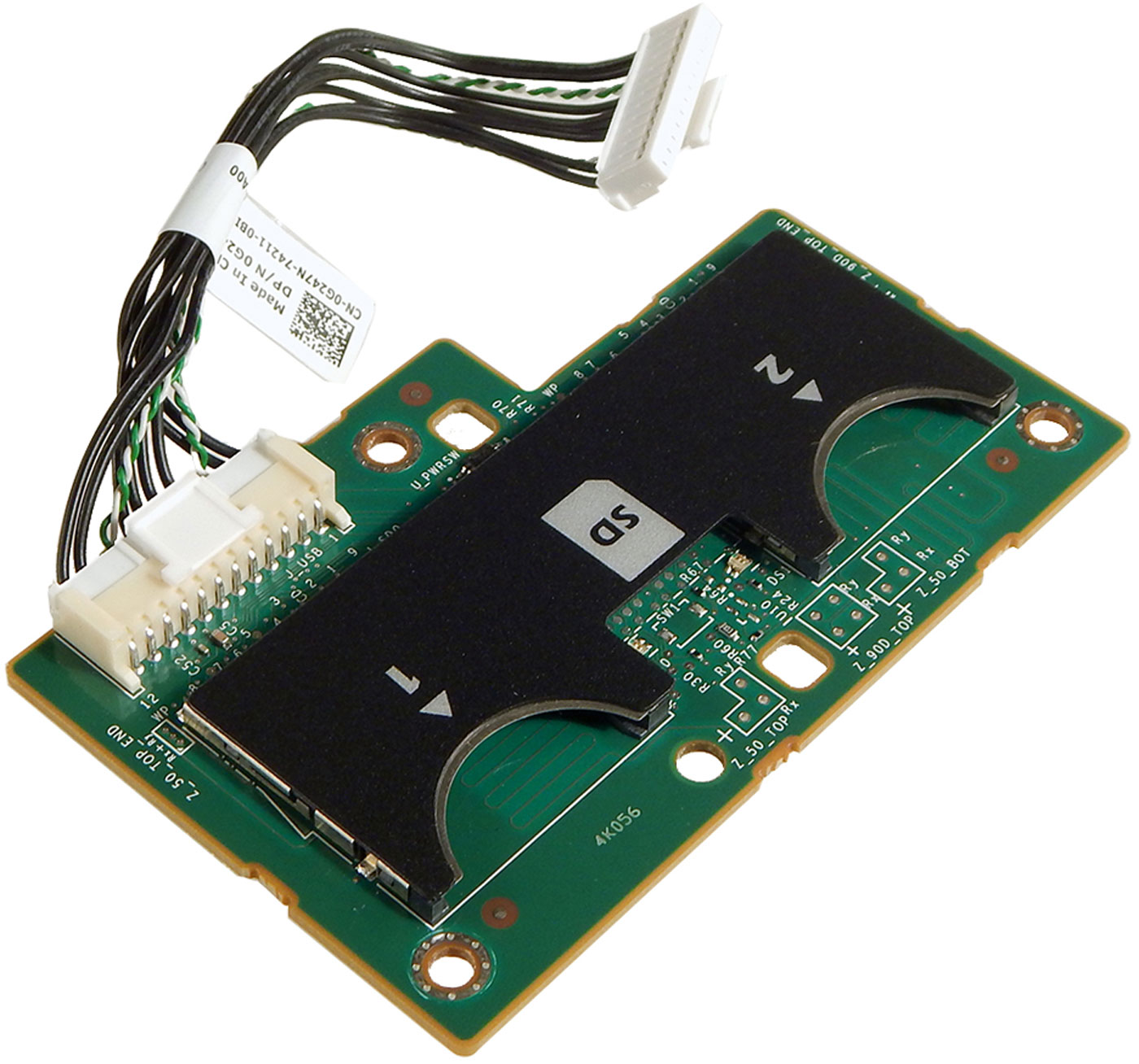Dell Internal SD Reader 2x SD Slot W Cable New D979T