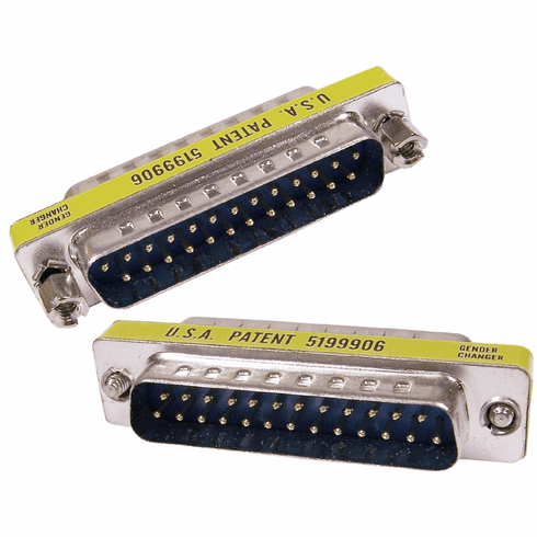 Gender Changer 25-Pin M-M DB25 Adapter SGC-25MM