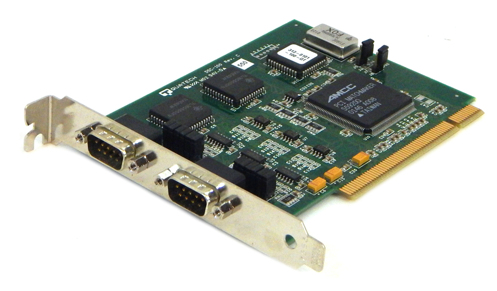 IBM Quatech 2-Port RS232 PCI Serial Adapter 22P7573 9303008 9pin DSC ...