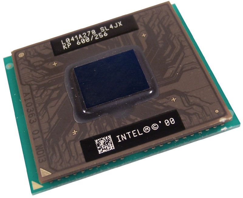 Intel Mobile Pentium III 600 Mhz CPU Processor SL4JX 100FSB mPGA2