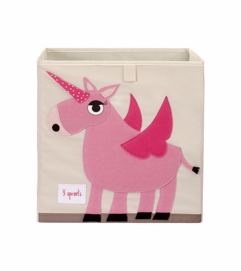 3 Sprouts Storage Box - Unicorn
