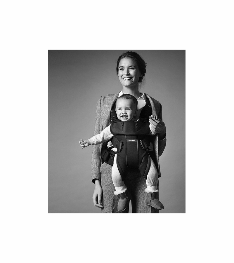 BabyBjorn Baby Carrier One - Black mesh