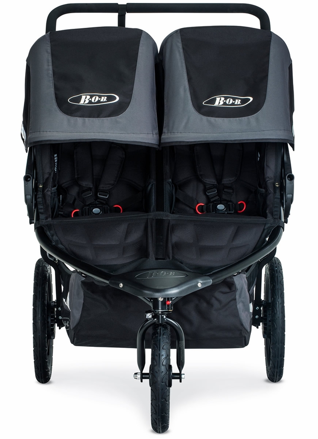 BOB 2019 Revolution Flex 3.0 Duallie Double Jogging Stroller - Graphite ...