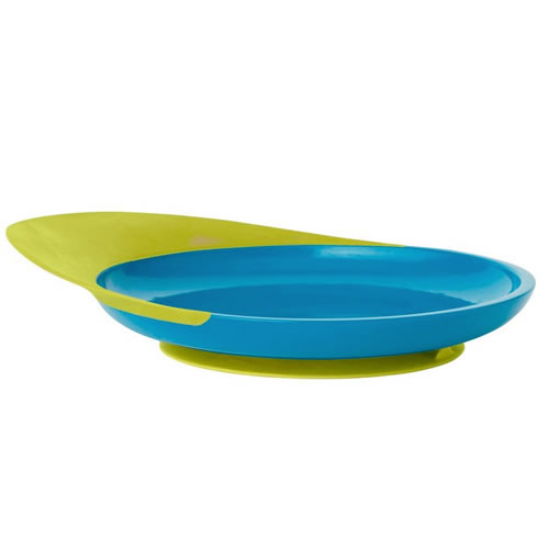 Boon CATCH PLATE with Spill Catcher - Blue & Green