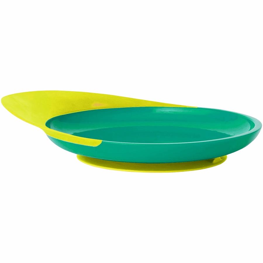 Boon CATCH PLATE With Spill Catcher - Teal/Yellow