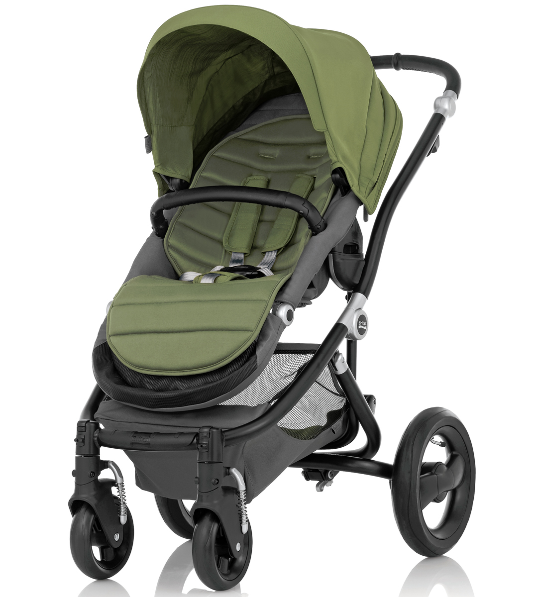 Britax Affinity Complete Stroller, Black - Cactus Green